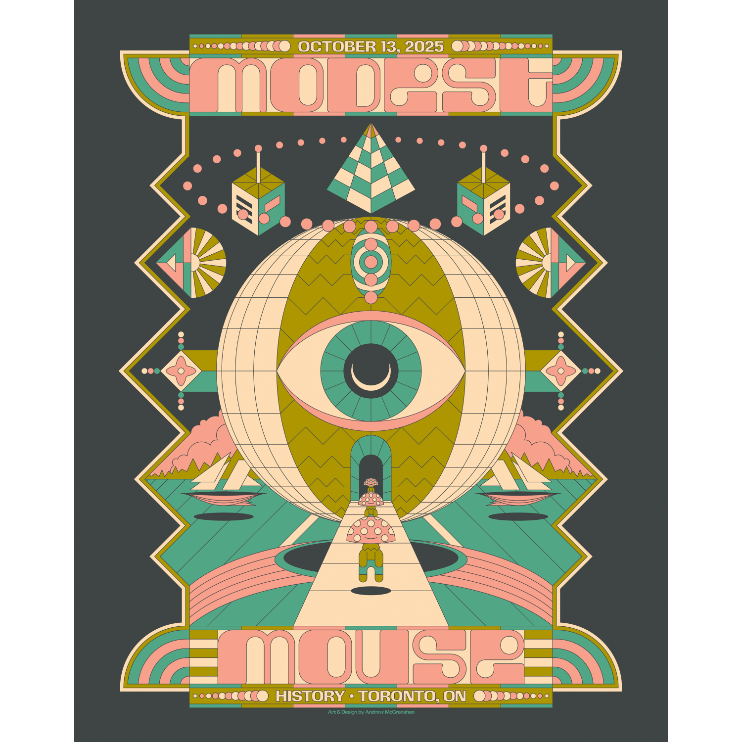 Toronto, ON 10/13/25 Show Poster – Modest Mouse